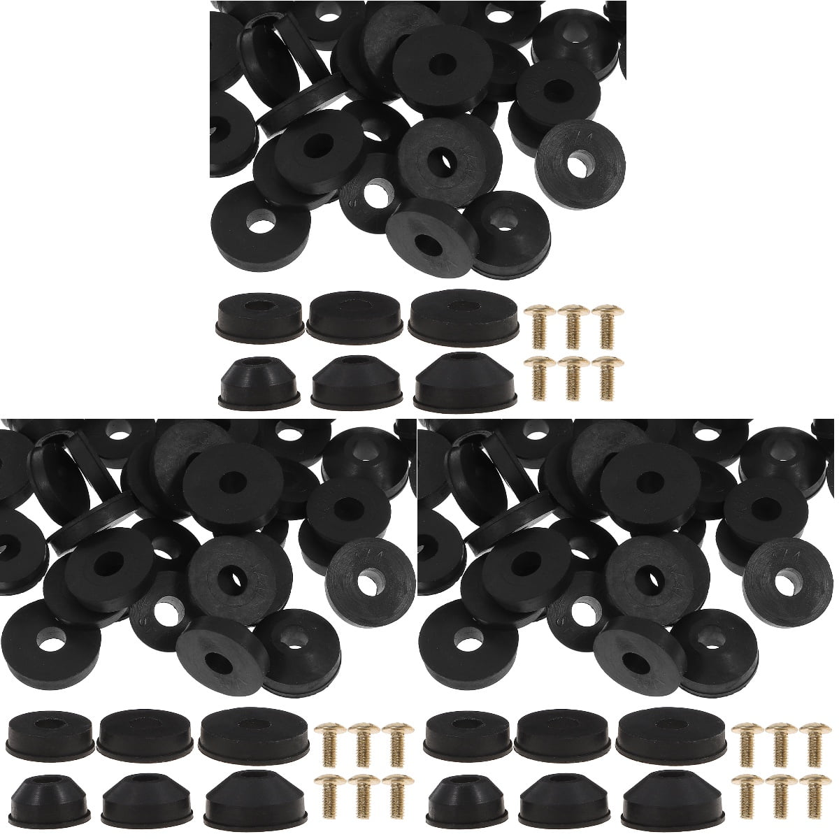 3 Sets Faucet Gasket Hose Water Tap Washer Washers Rubber outside ...