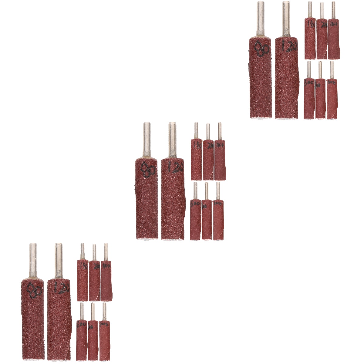 3 Sets Flap Wheel Assortment Cylinder Porting Kit Abrasive Flap Sander ...