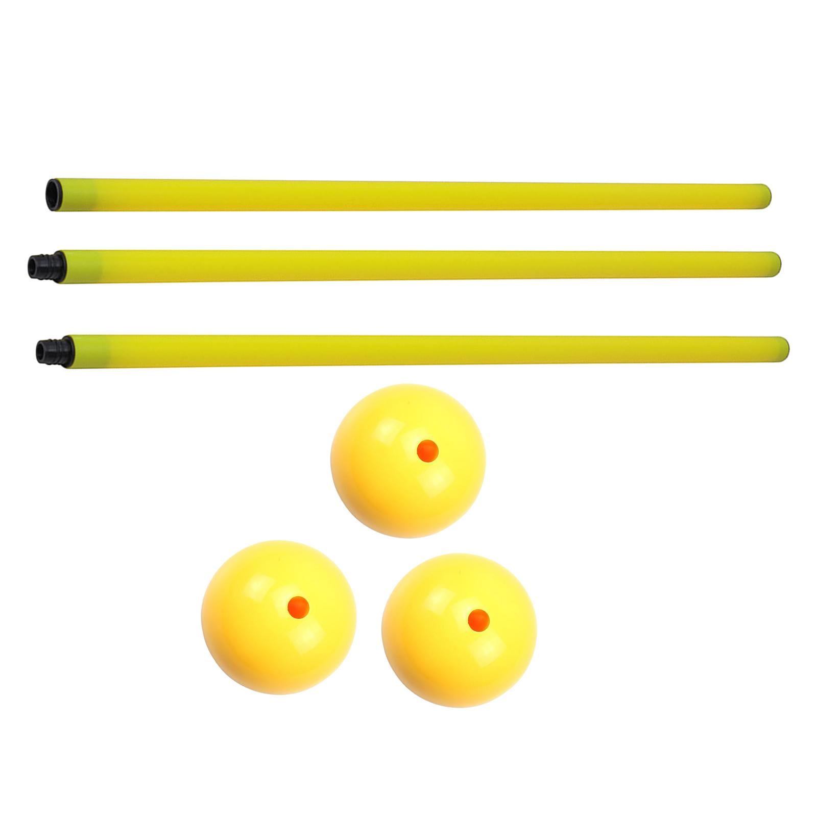 3 Sets Football Door Pole Training Tool Sign Obstacle Marker Rod and ...