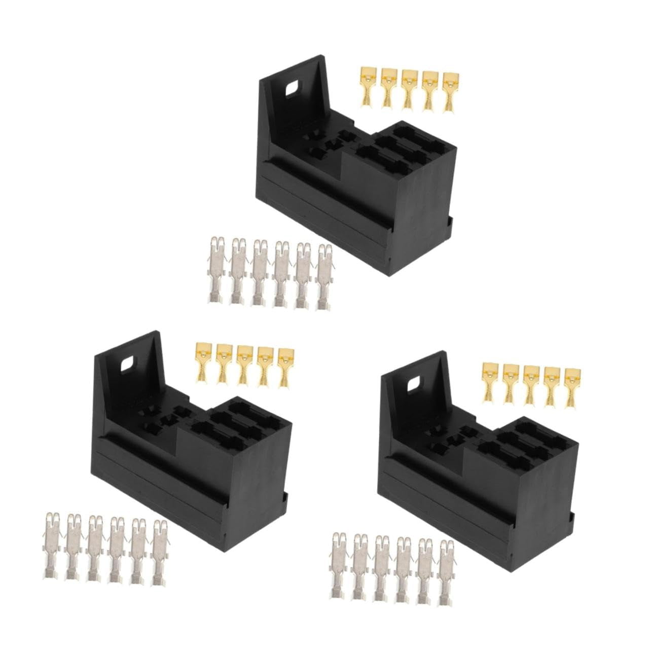 3 Sets Fuse Relay Holder Marine Fuse Block Motorcycle Fuse Holder ...