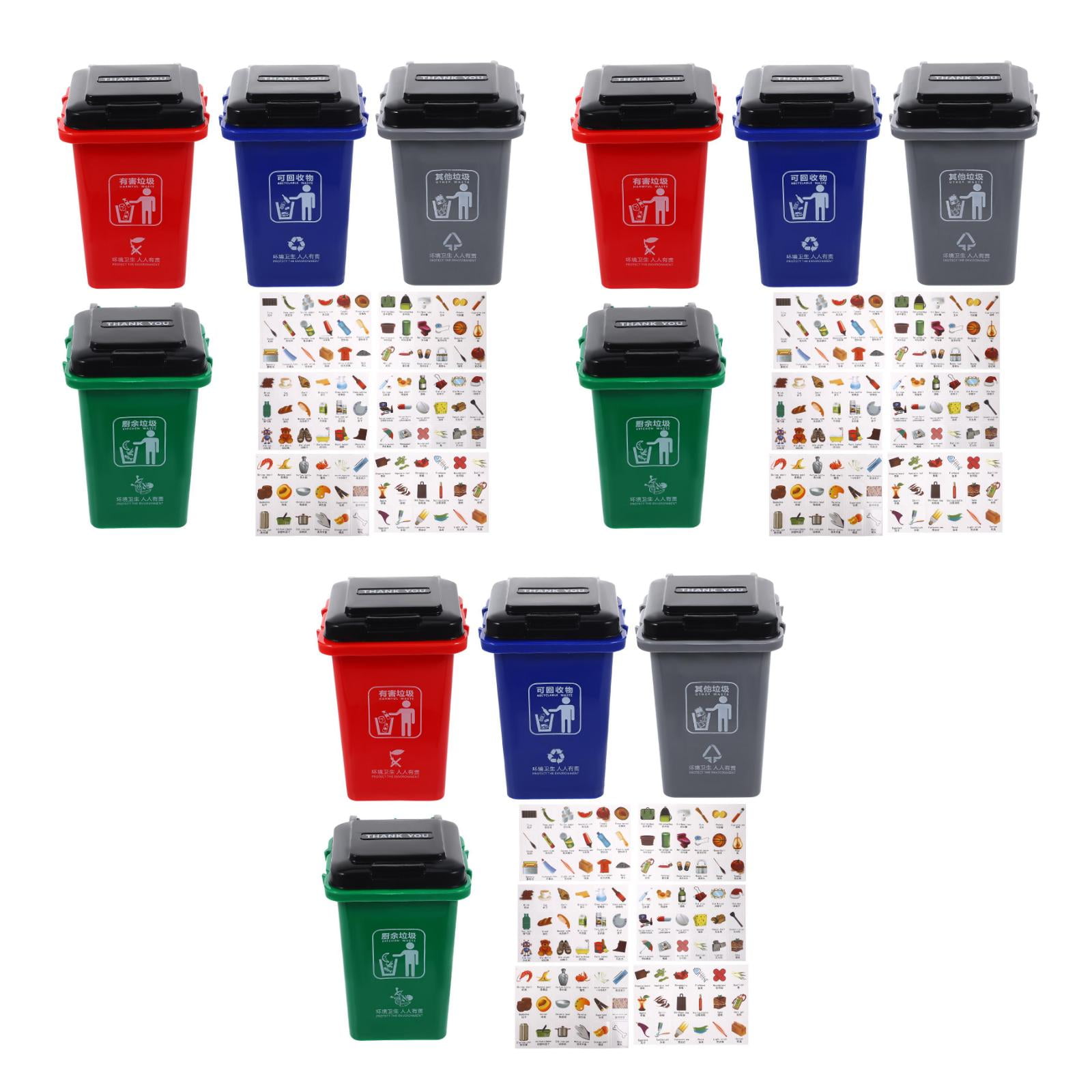 3 Sets Garbage Game Toy Bin Brain Development Child Toddler - Walmart.com