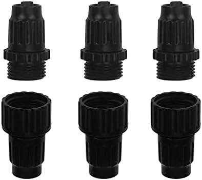 3 Sets Garden Expandable Hose Repair Kit Faucet Adapter Female Male 3/4 ...