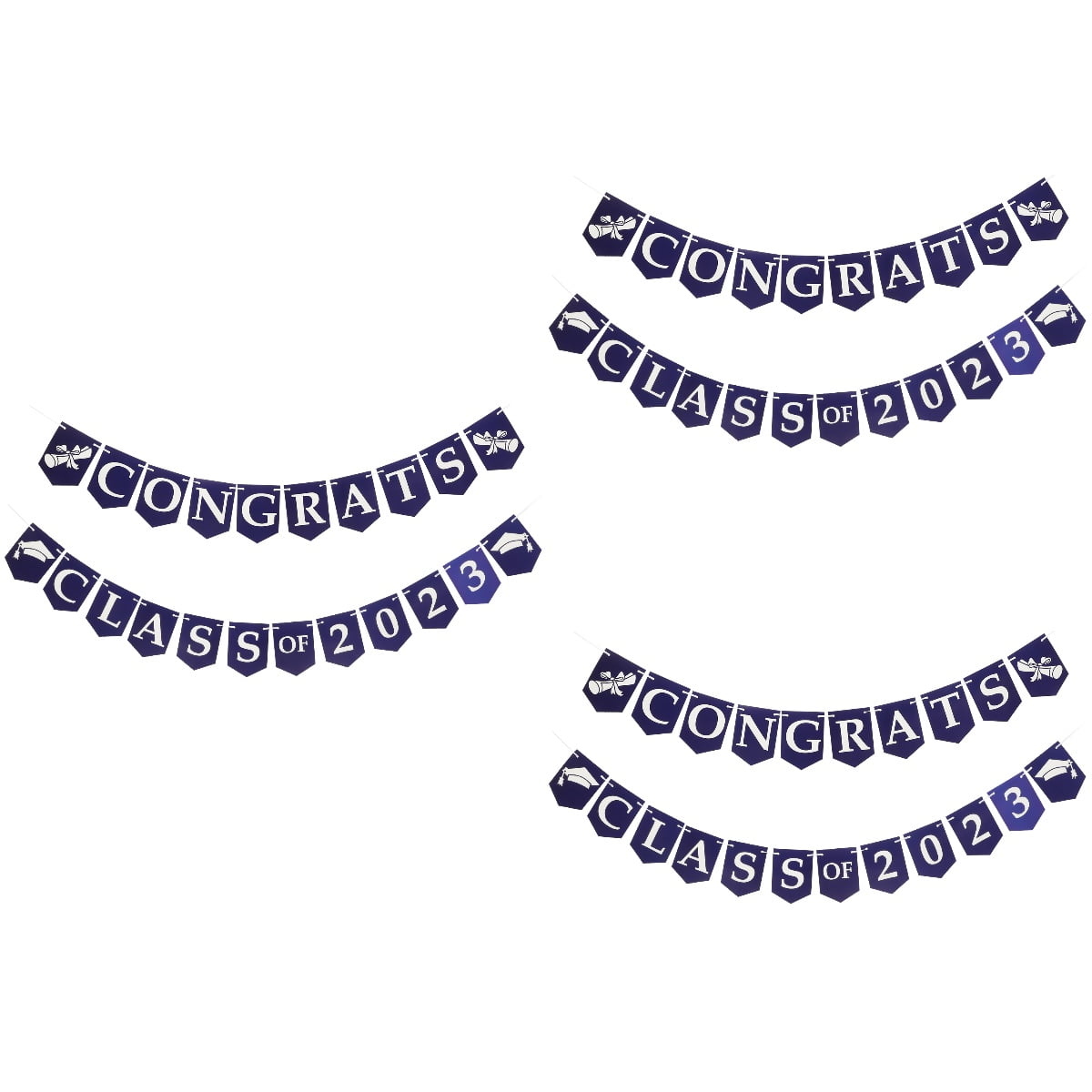 3 Sets Graduation Garland 2023 Latte Art School Theme Party Decoration ...