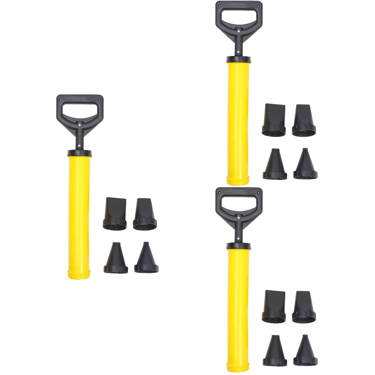 3 Sets Grout Device Applicator Stackable Gold Rings Masonry Yellow ...