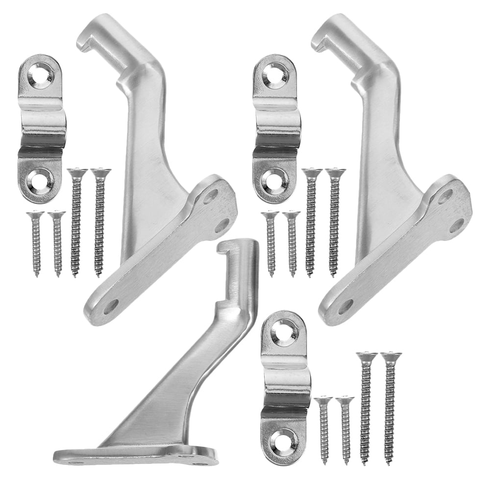3 Sets Hand Rail Bracket Handrail Brackets Holder for Stairs Stair ...