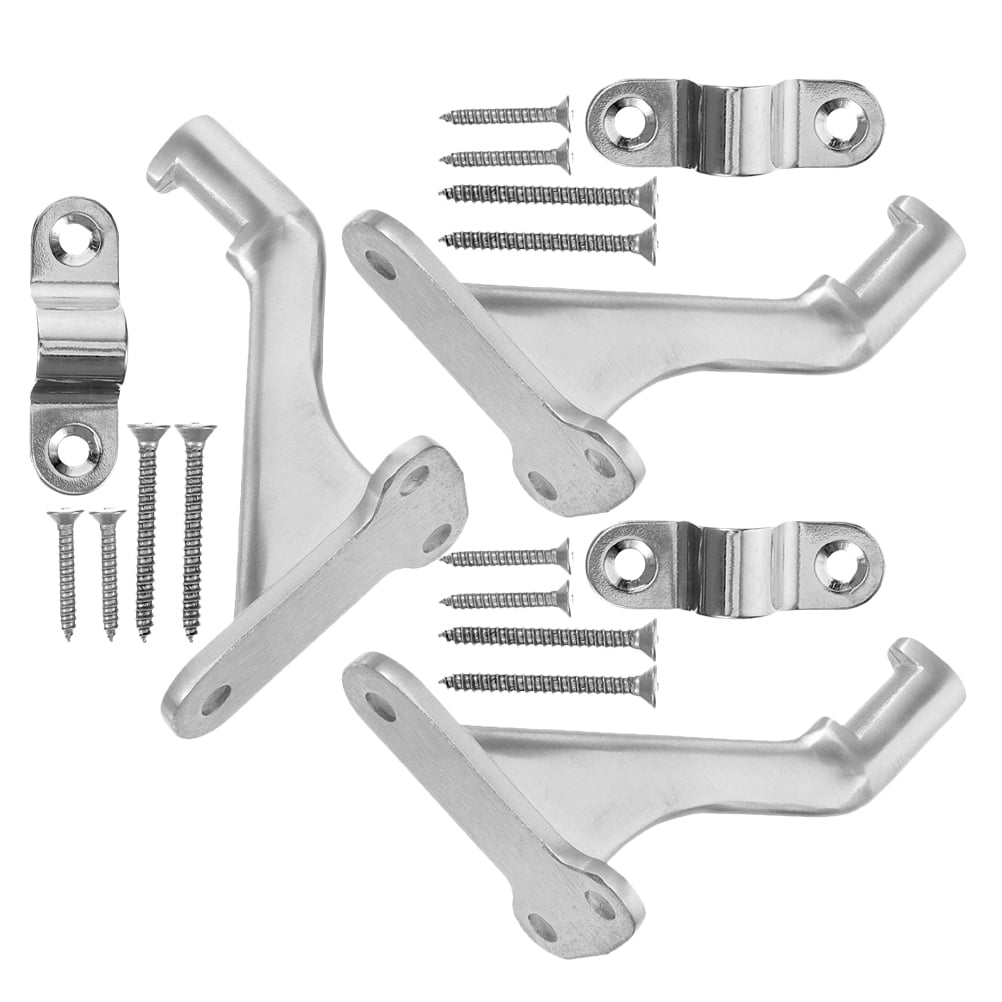 3 Sets Handrail Stair Brackets Handrail Accessory Stairway Railing ...