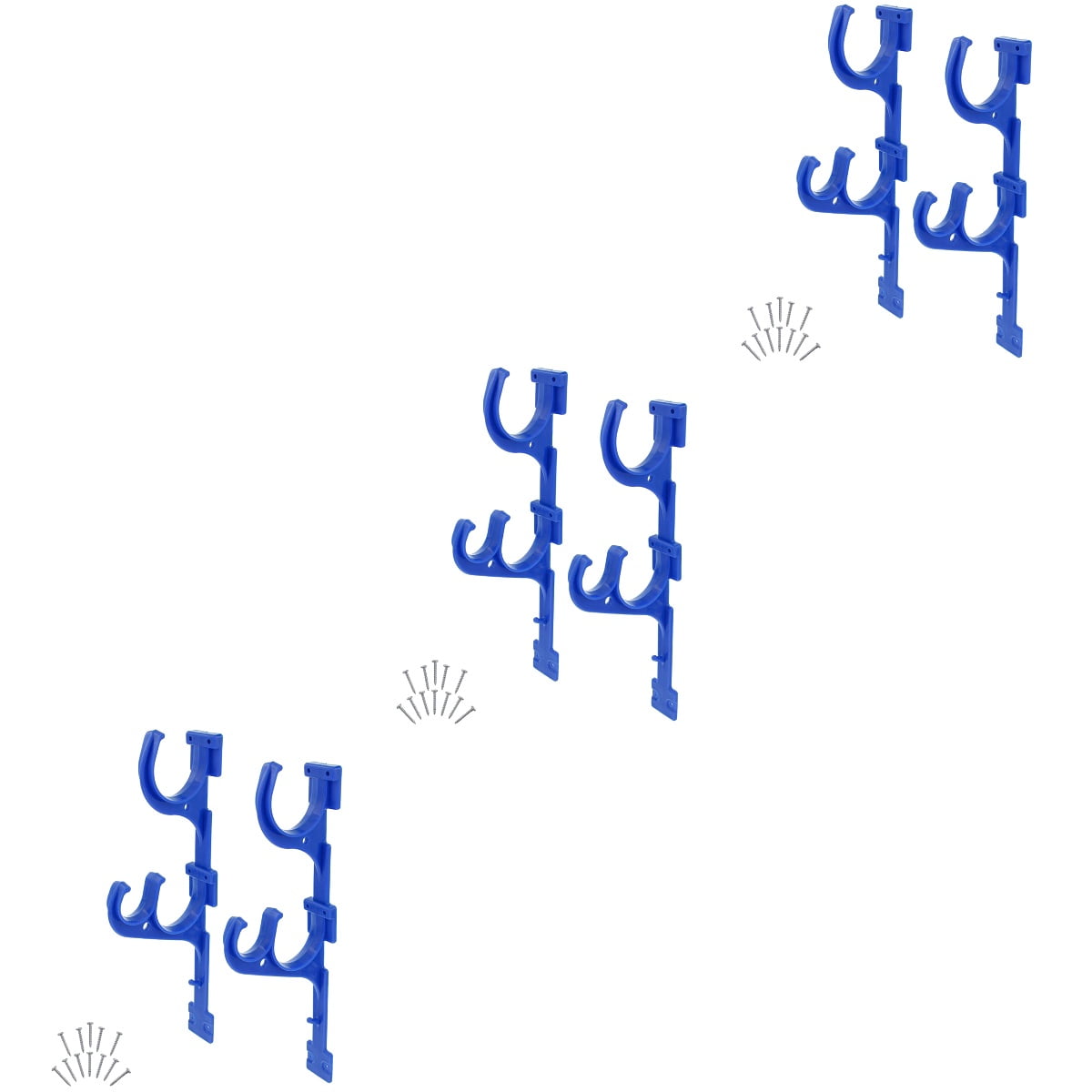 3 Sets Hanging up Tool Hanger Pools for Clothes into Wall Rack Vacuum ...