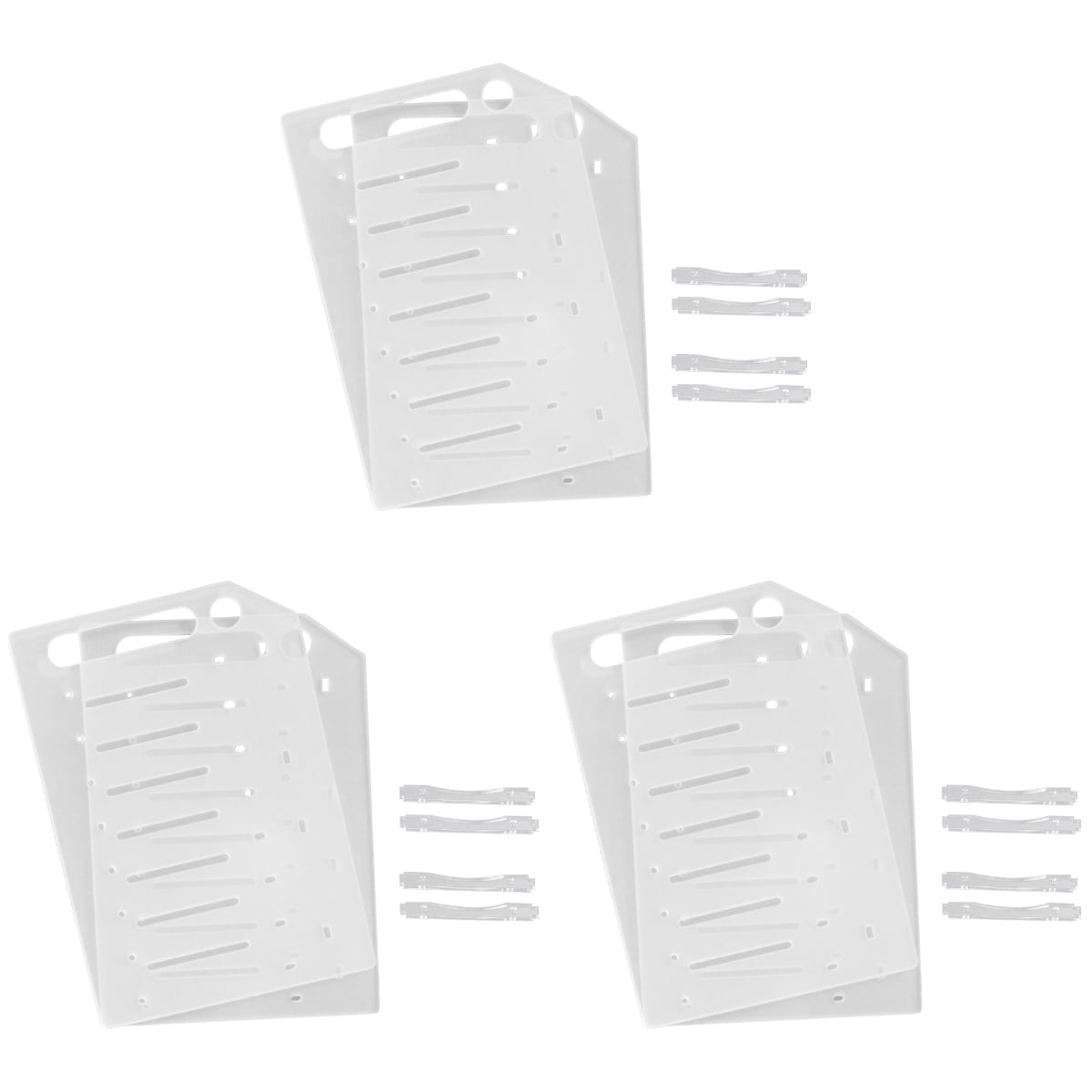 3 Sets Hard Disk Rack HDD Shelf Easy Installation Drive Bracket ...