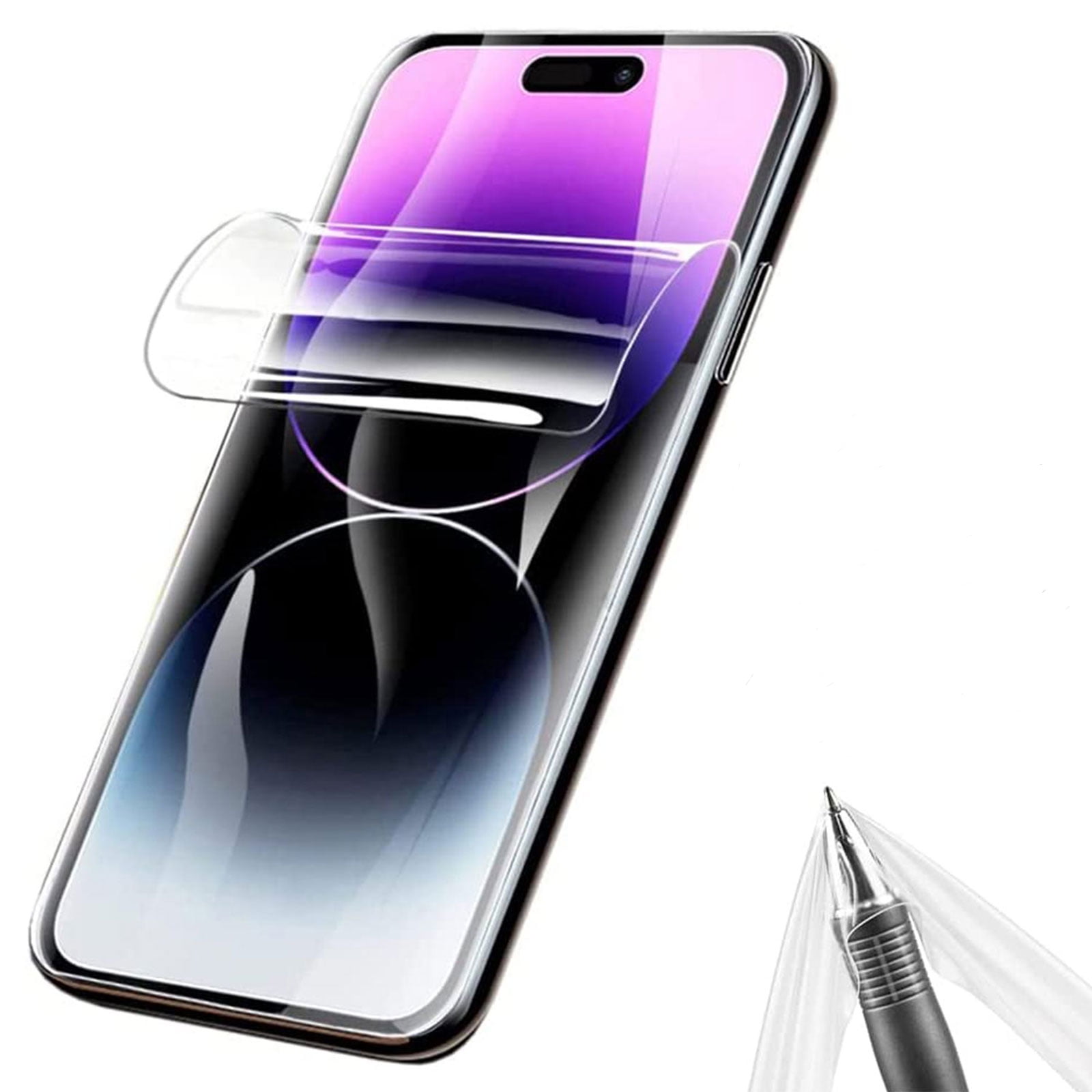 3 Sets Hydrogel Film for iPhone 15 Hydrogel Film Screen Protector ...