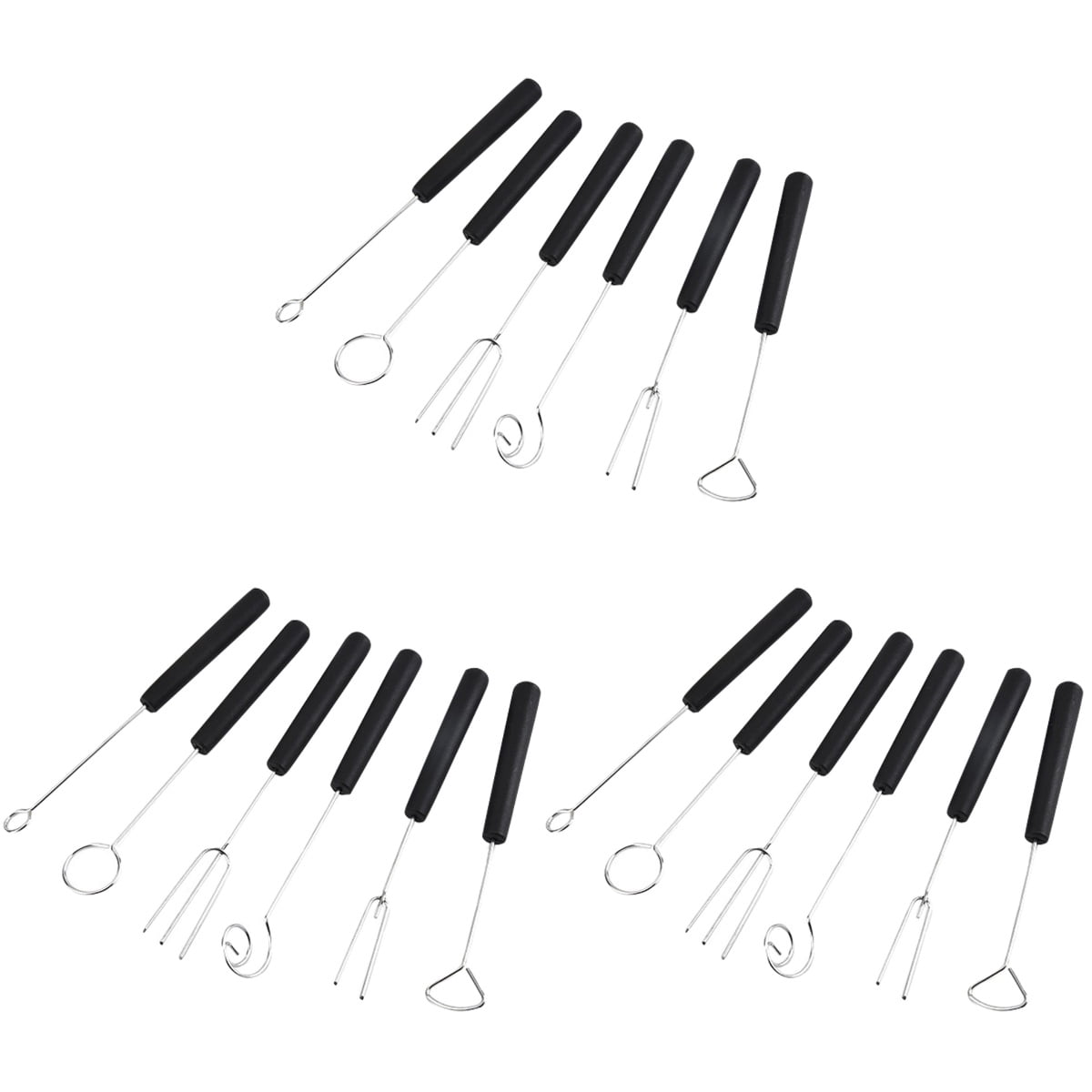 3 Sets Impregnation Stirring Tools Cake Decoration Metal Candy Dessert ...