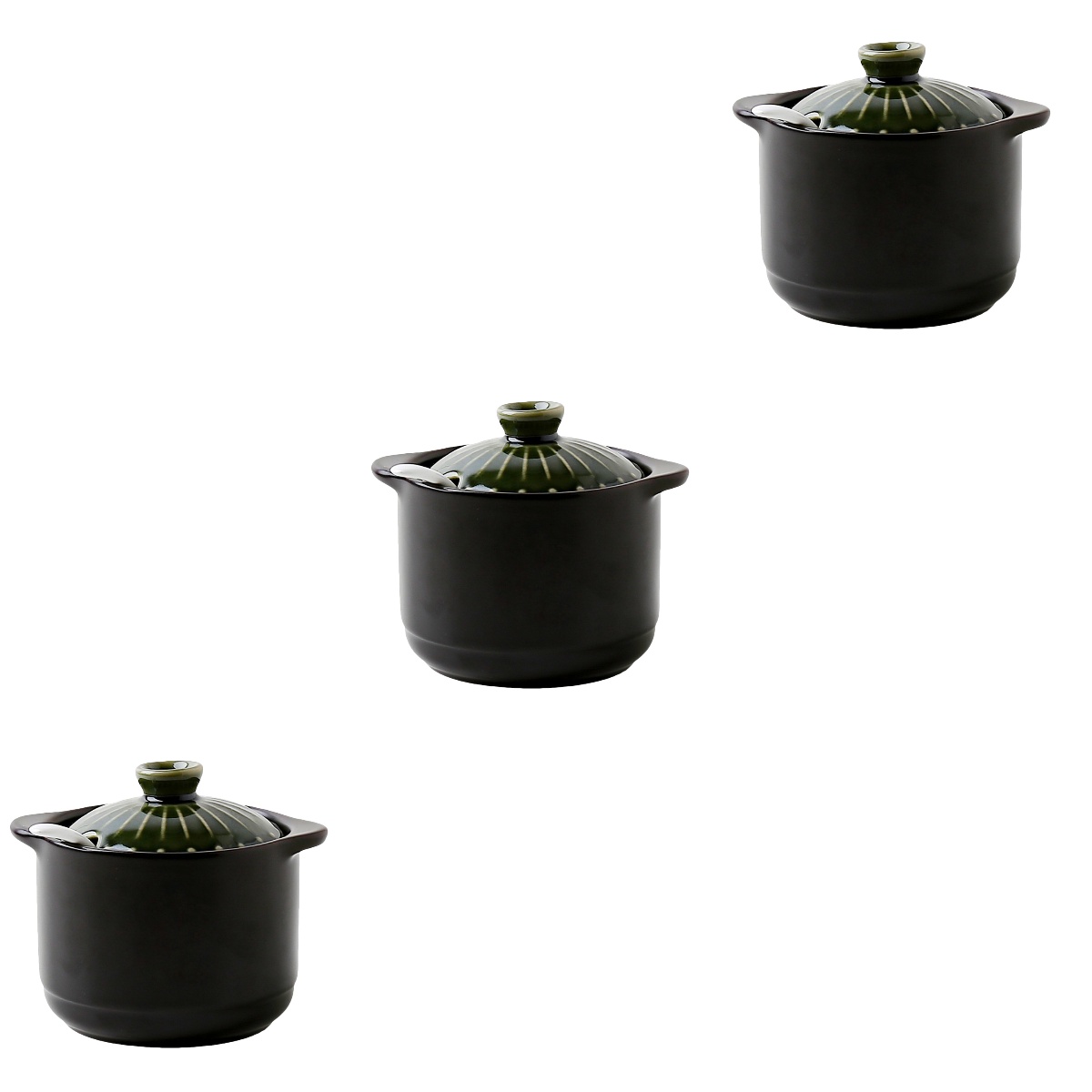 3 Sets Japanese-Style Seasoning Jar Salt Shaker Canister Container ...