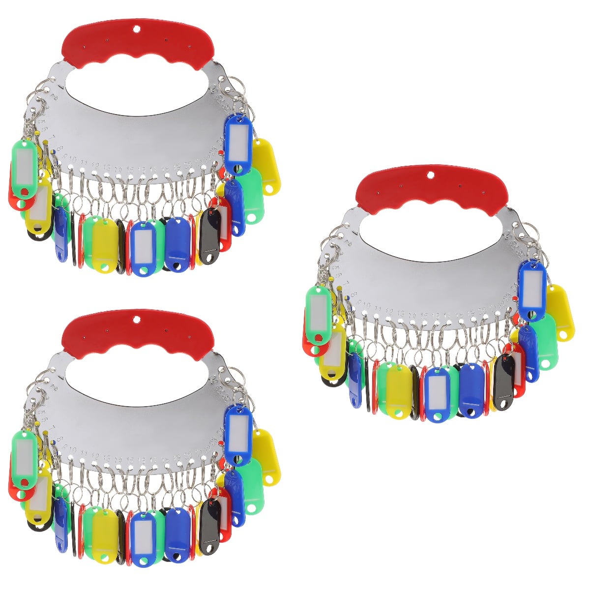 3 Sets Key Blank Organizer Clam Shell Labels Management Disk Hook Tags ...