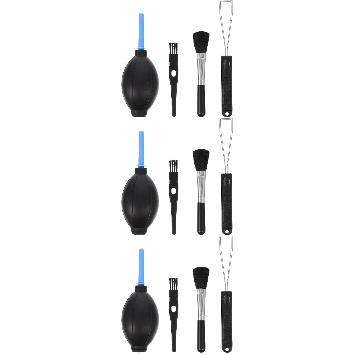 3 Sets Keyboard Cleaning Brush Computer Cleaner Kit Screen Black Nylon ...
