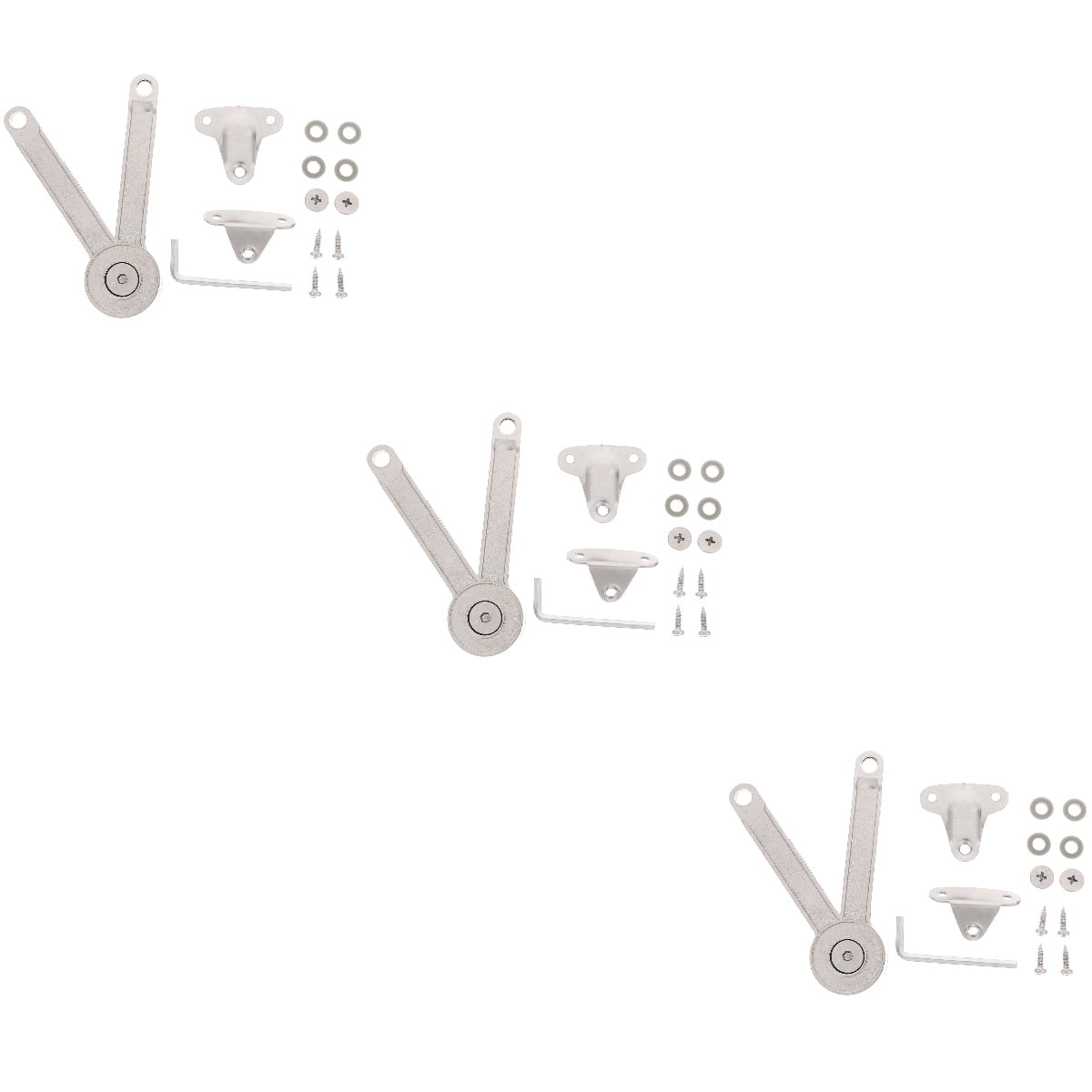 3 Sets Lid Support Hinge Cabinet Folding Lid Stay Chest Hinge Lift And ...