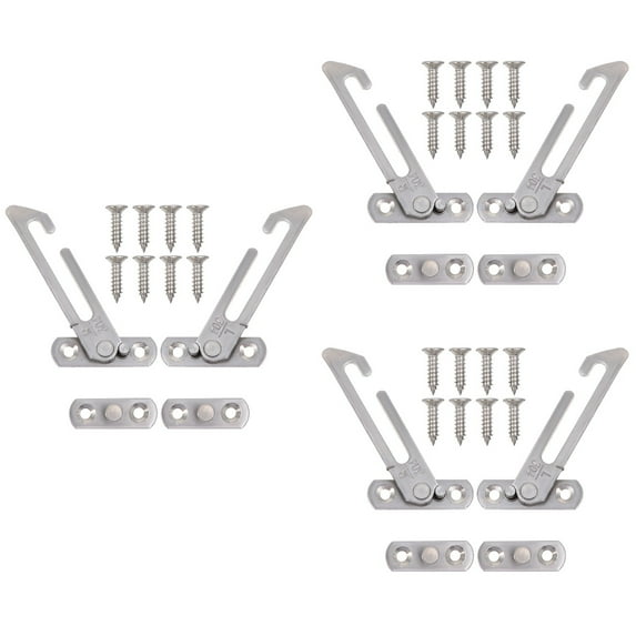 3 Sets Limiter Window Stopper Lock for Ventilation - Walmart.com