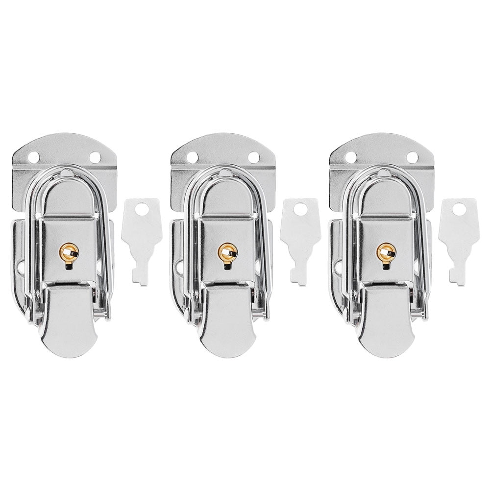 3 Sets Luggage Lock Hasp Latch Toggle Suitcase Case Guitar Key Latch ...