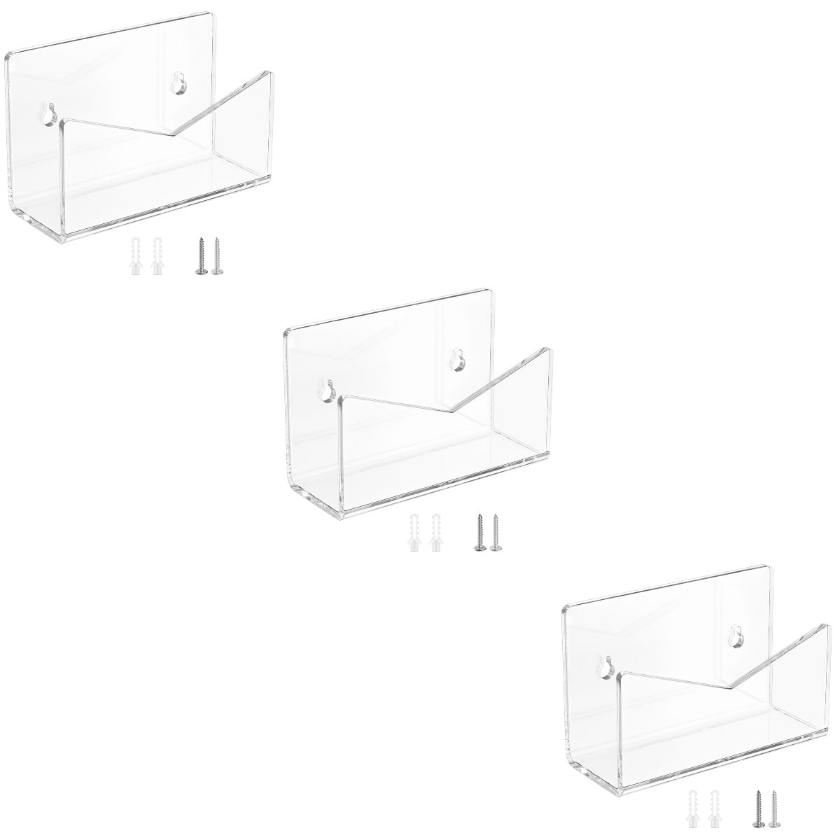 3 Sets Mail Organizer Display Shelf Show Rack Countertop Acrylic Holder ...