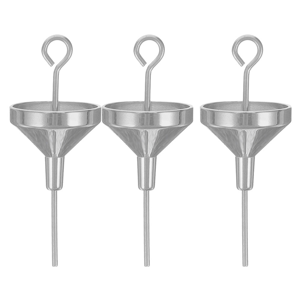 3 Sets Miniature Funnel Liquid Dispensing Tools Small Stainless Steel ...