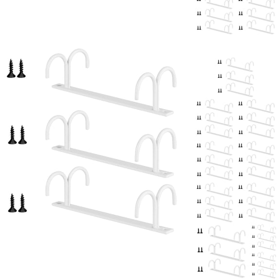 3 Sets Mugs Hooks Under Cabinet,Coffee Cups Holder,Mugs Drying Racks ...