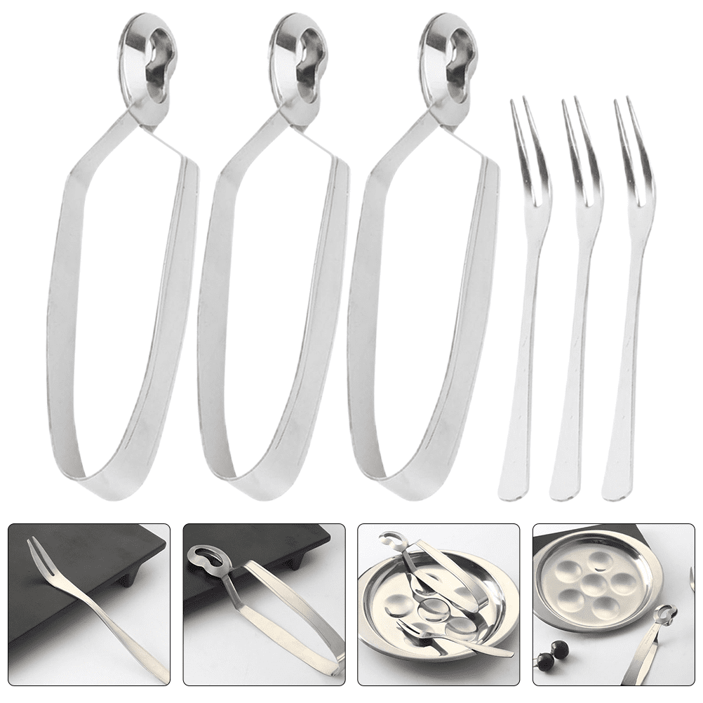 3 Sets Multi-functional Snail Tong Snails Clip Pickleball Cutlery ...