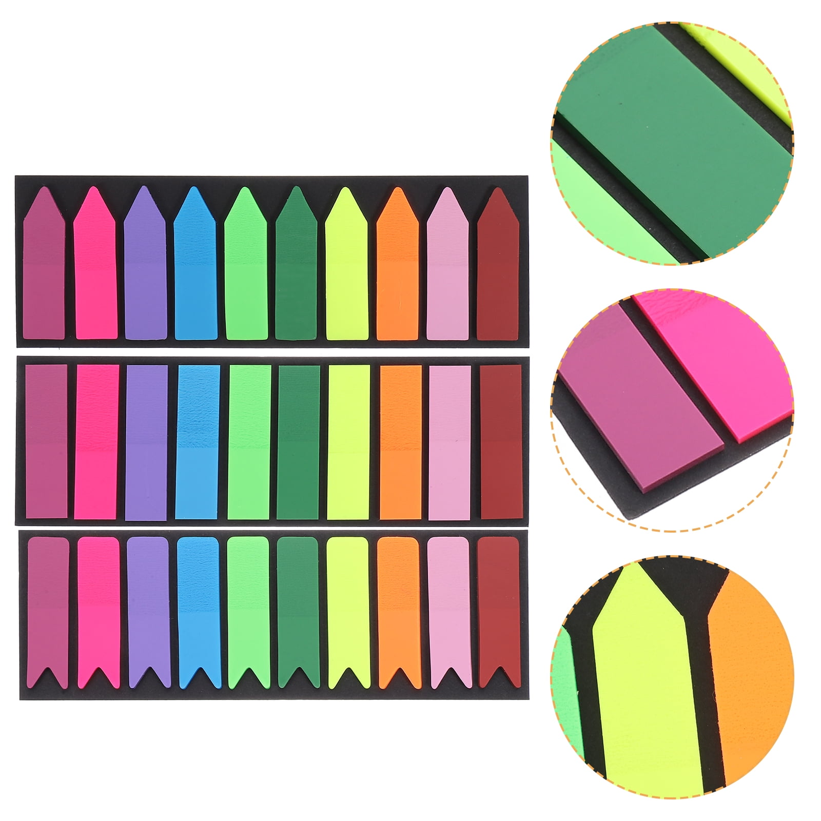 3 Sets Note Index Stickers Waterproof Label Classification Sticky Notes ...