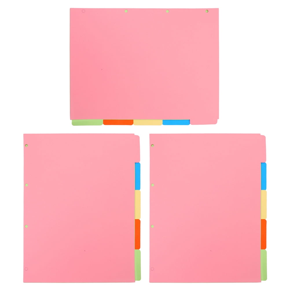 3 Sets Notebooks Labels Manualidades Para Niños Practical Loose-leaf ...