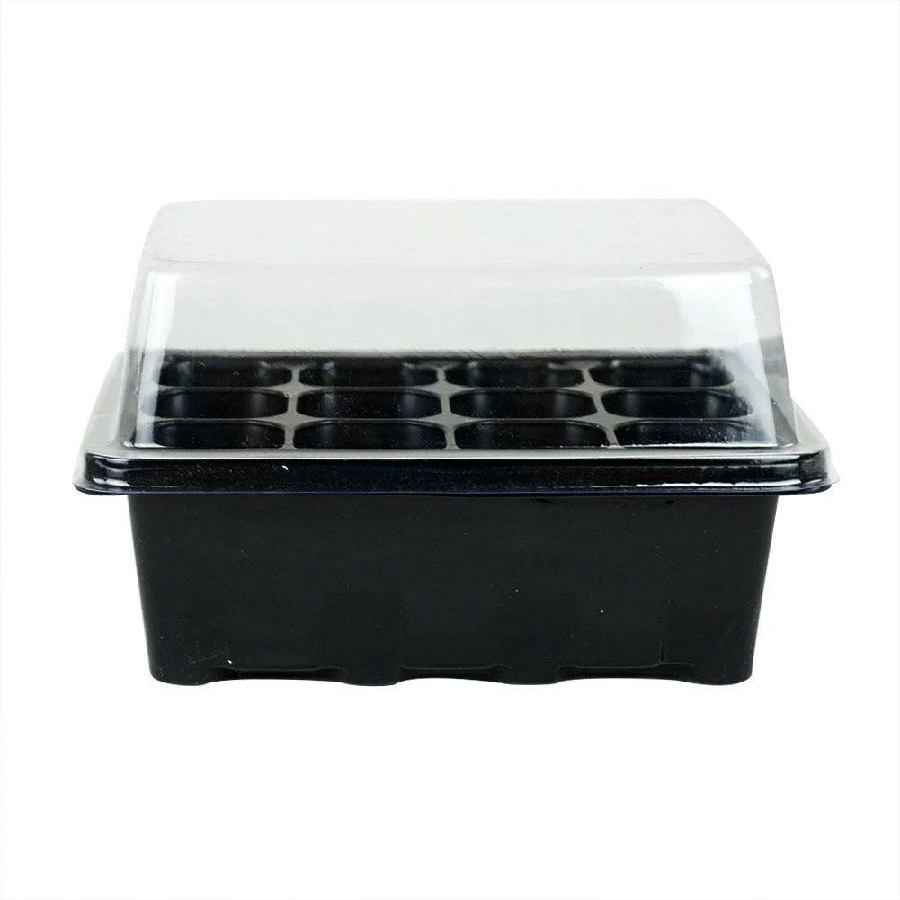 3 Sets Of Plant Seedling Starting 12 Cells Per Trays Starter Kit Box ...
