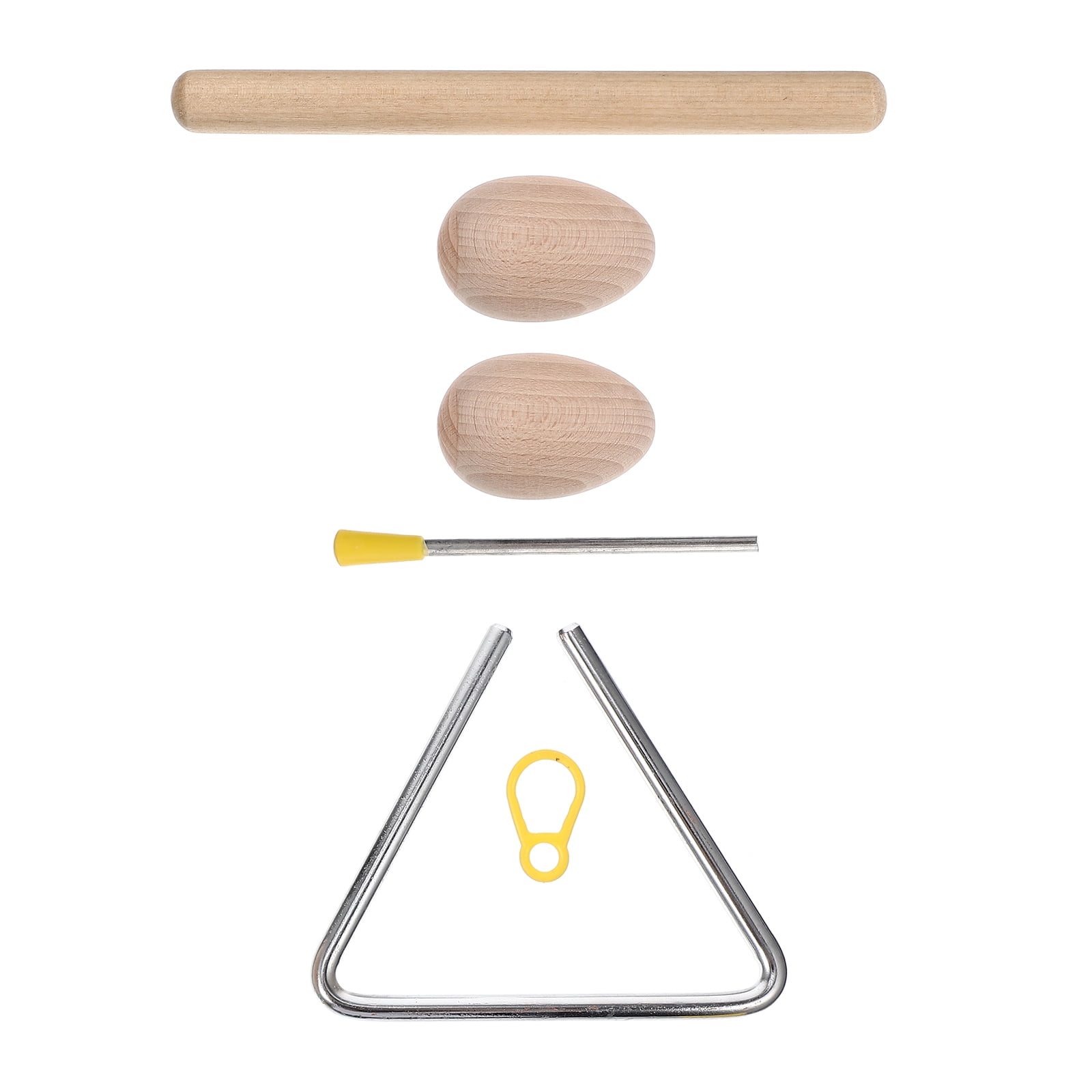 3 Sets Percussion Instrument Set Triangle Dinner Bell and Outside ...