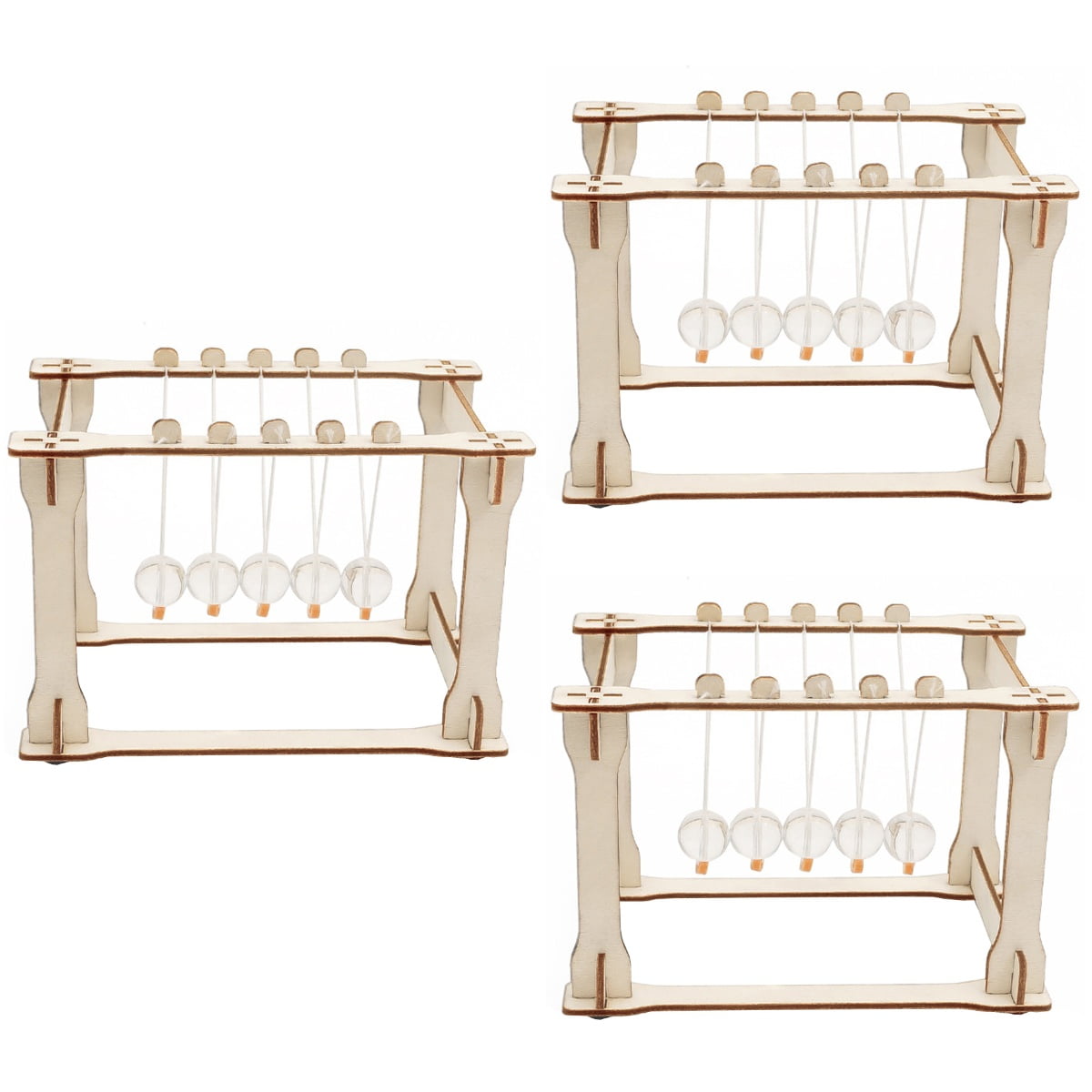 3 Sets Physics Science Pendulum Ball Balance Balls Toy Toys Wheels ...