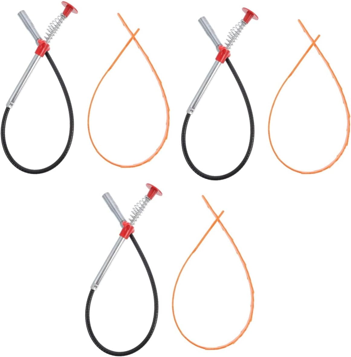 3 Sets Pipe Cleaner Spring Tool Cleaning Tools Cleaning Kits Sink ...