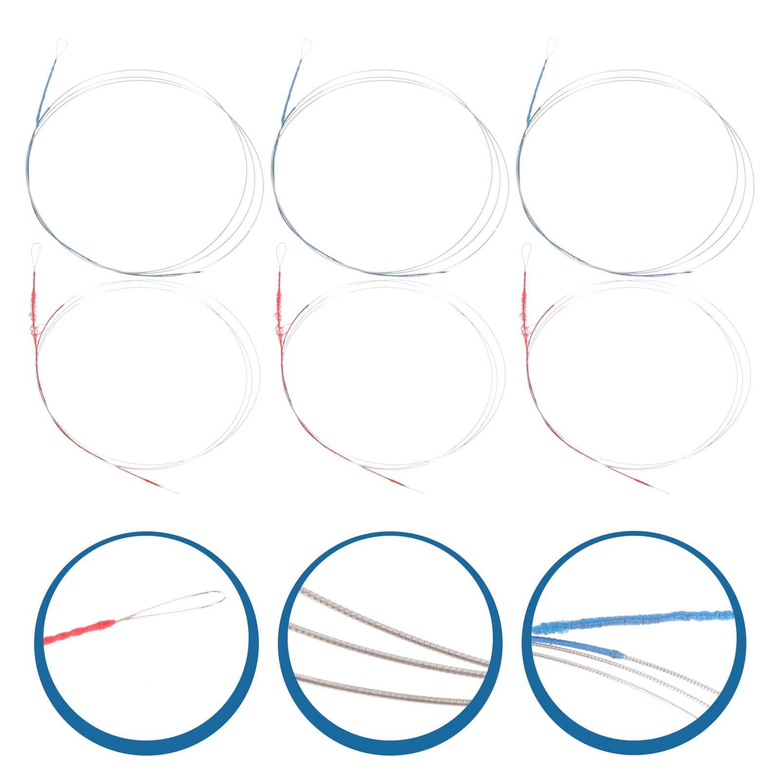 3 Sets Professional Metal Erhu Strings Erhu Replacement Accessories ...