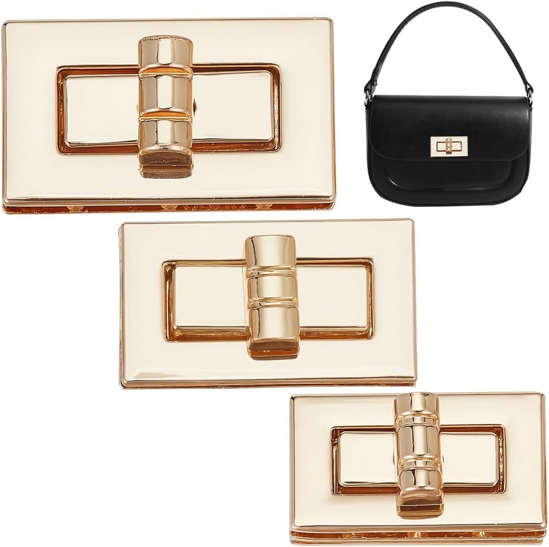 3 Sets Purse Twist Turn Lock Handbag Turn Lock Clasp Bag Closure ...