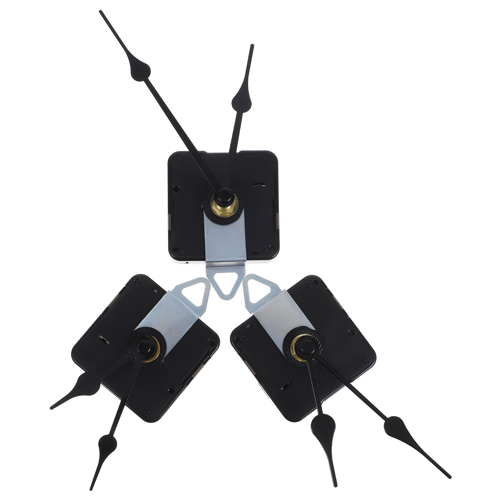 3 Sets Quartz Clock Movement Motors Movements Battery Operated Black ...