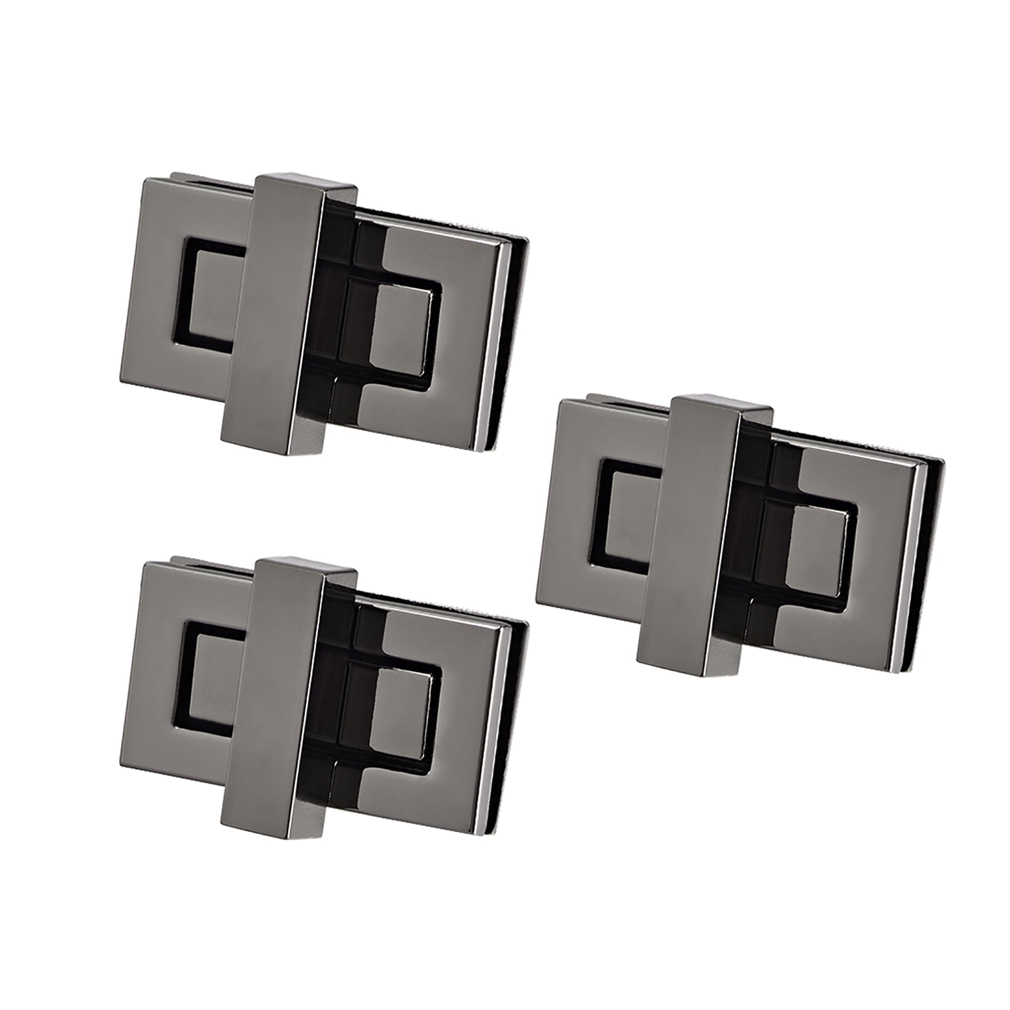 3 Sets Rectangular Purses Twist Lock 44mm x 22mm Clutches Closures for ...
