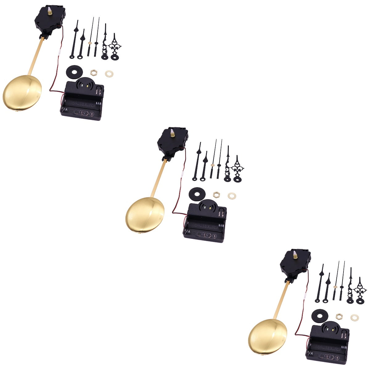 3 Sets Replacement Pendulum Drive Units Step Clock Accessory Movement ...