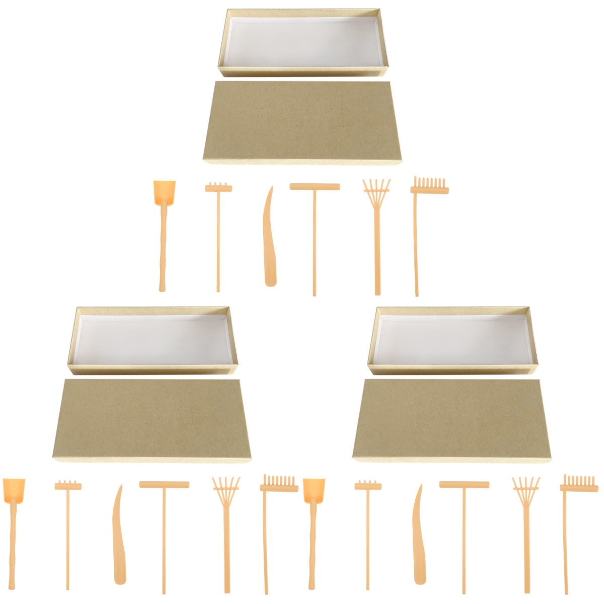 3 Sets Sand Rake Beach Accessories for Kids Zen Garden Tools Supplies ...