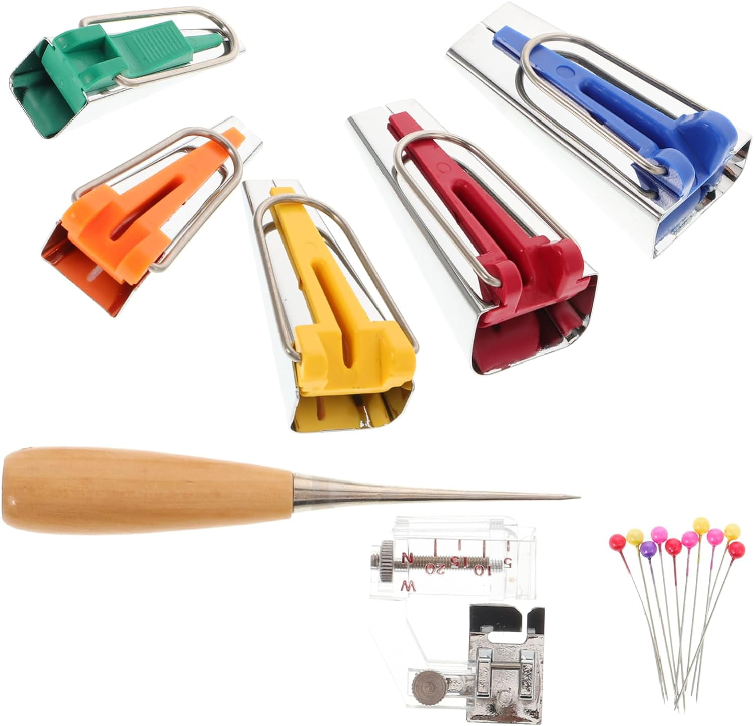 3 Sets Sewing Binder Tool Wood Tool Awl Tool Bias Tape Makers Adhesive ...