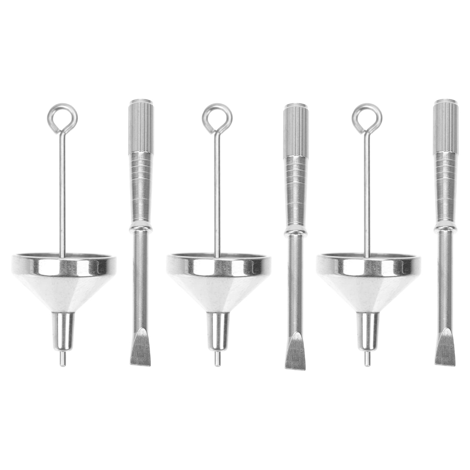 3 Sets Stainless Steel Screwdriver Mini Funnel Portable Needle ...
