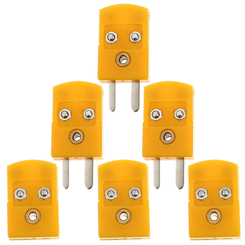 3 Sets Thermocouple Plug Multiple Wire Adapter Socket Yellow - Walmart.com