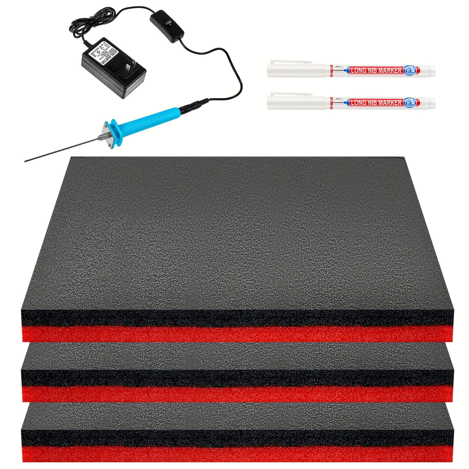 3 Sets Tool Box Foam Sets Includes 3 Tool Box Liner 1 Foam Cutter 2 ...