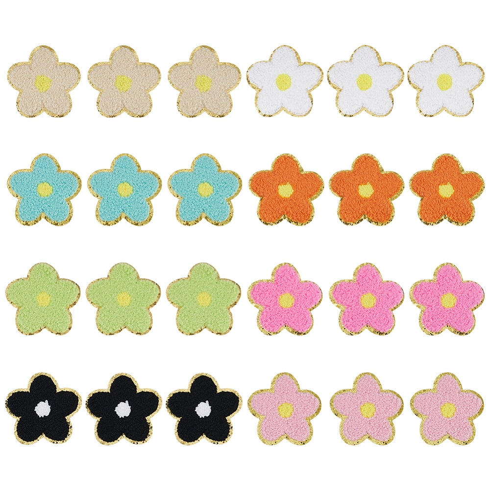 3 Sets Towel Cloth Computerized Embroidery Cloth Iron On/Sew On Patches ...