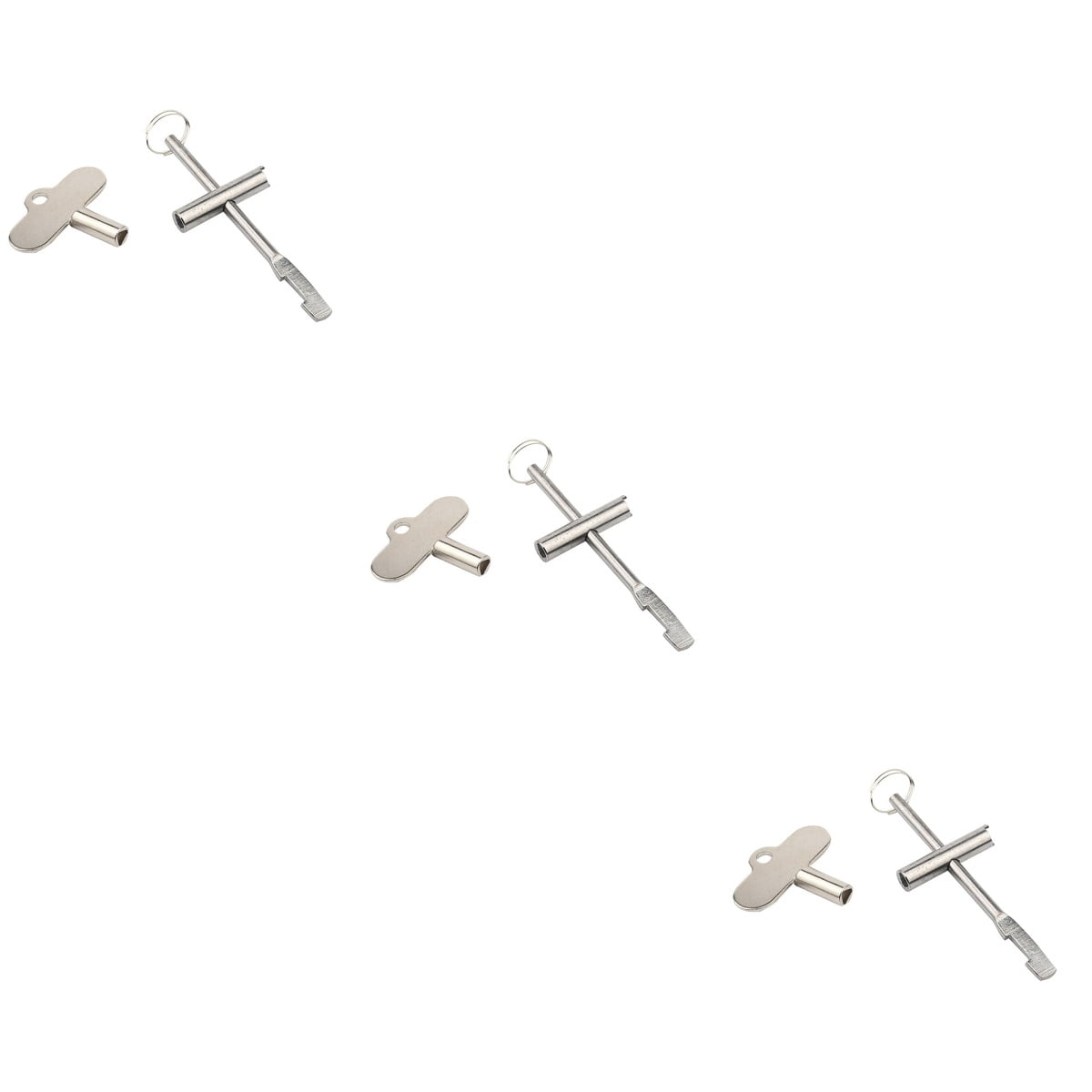 3 Sets Triangle Water Meter Key Practical Water Meter Gadget Key ...
