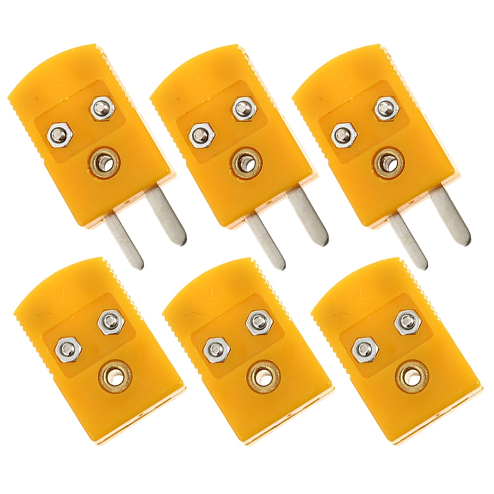 3 Sets Type K Female Mini Thermocouple Plug Wire Connection - Walmart.com