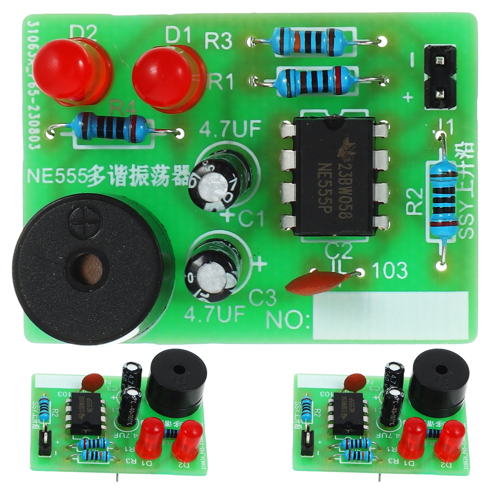 3 Sets Welding Soldering Practice Kit Electronic Hobby Kit Flash ...