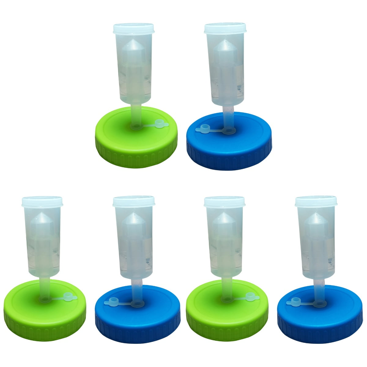 3 Sets Wide Mouth Jars Large Auto Siphon Wine Fermentation Lids Tank ...