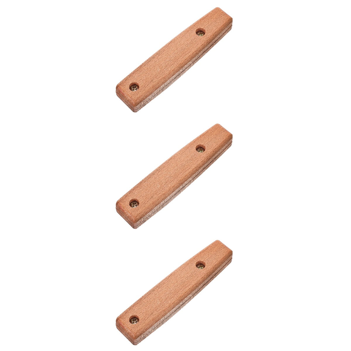 3 Sets Wooden Spatula Handle Griddle Accessories The Tools Frying Pan ...
