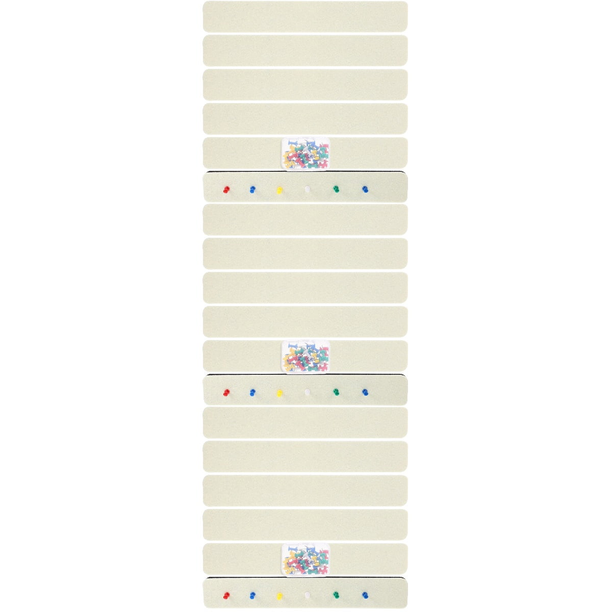 3 Sets of Adhesive Bar Strips Office Decorative Felt Strips Wall ...