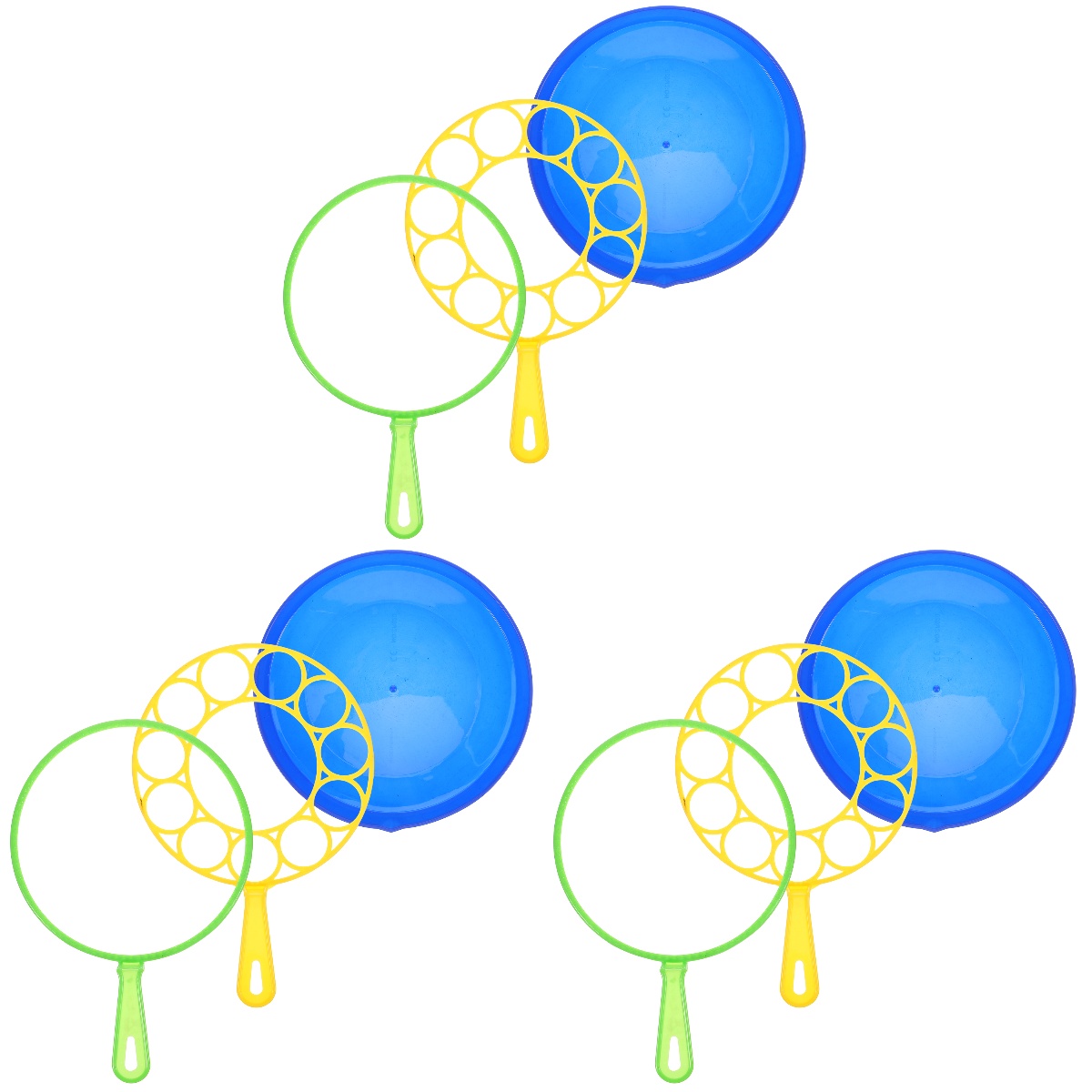 3 Sets of Bubble Wands Set Large Bubble Maker Bubble Wand Bubbles Maker ...