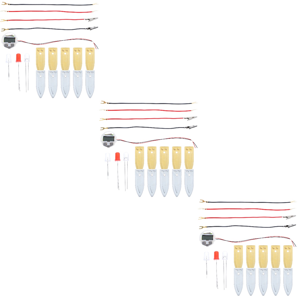 3 Sets of Fruit Battery Experiment Kit Orange Potato Lemon Battery ...