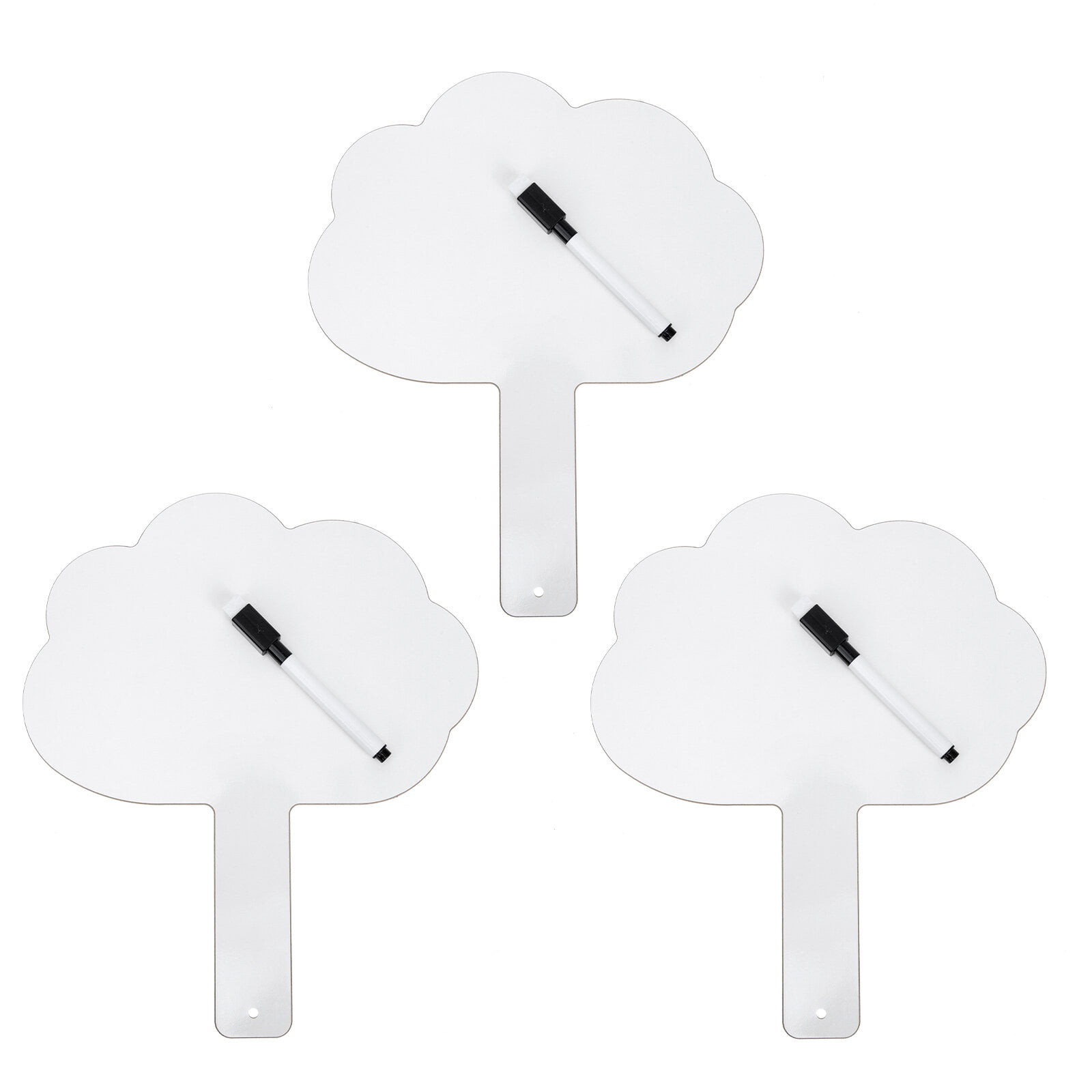 3 Sets of Handheld Dry Erase Paddles School Answer Paddles Student ...